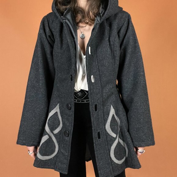 Half Moon | Jackets & Coats | 4 Off Sale Half Moon Handmade Fit Flare ...